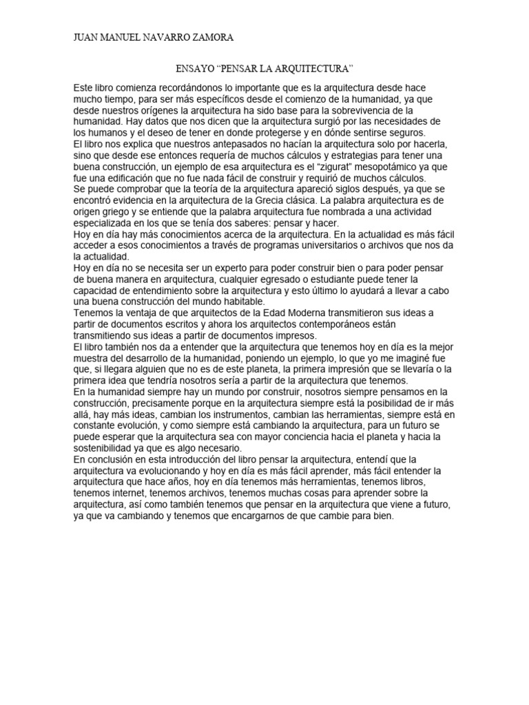 Ensayo Intro | PDF Ensayo Intro | PDF
