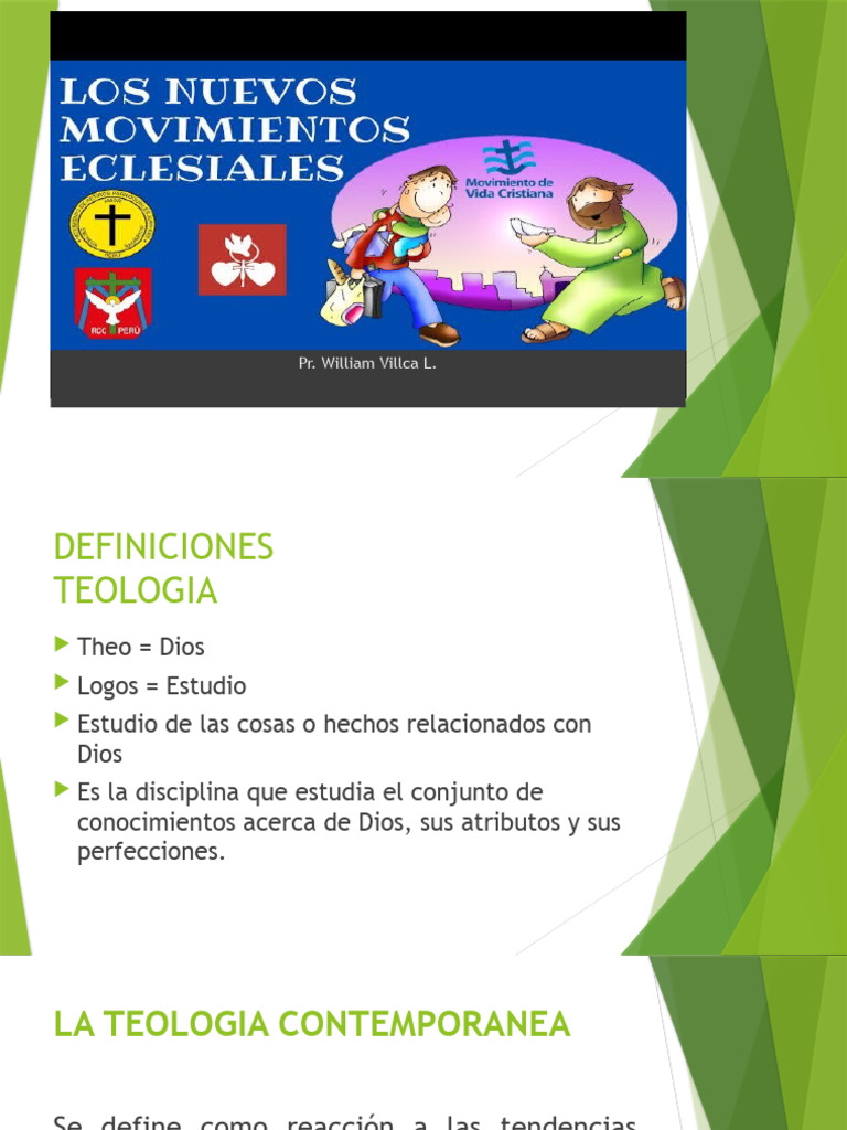 Clase 1 MOV. TEO. ECL. | PDF | Biblia | Jesús