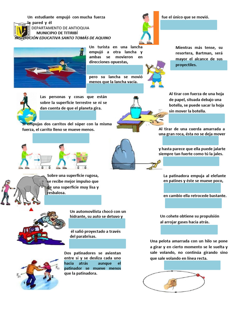 Taller Tres Leyes de Newton | PDF | Las leyes del movimiento de Newton ...
