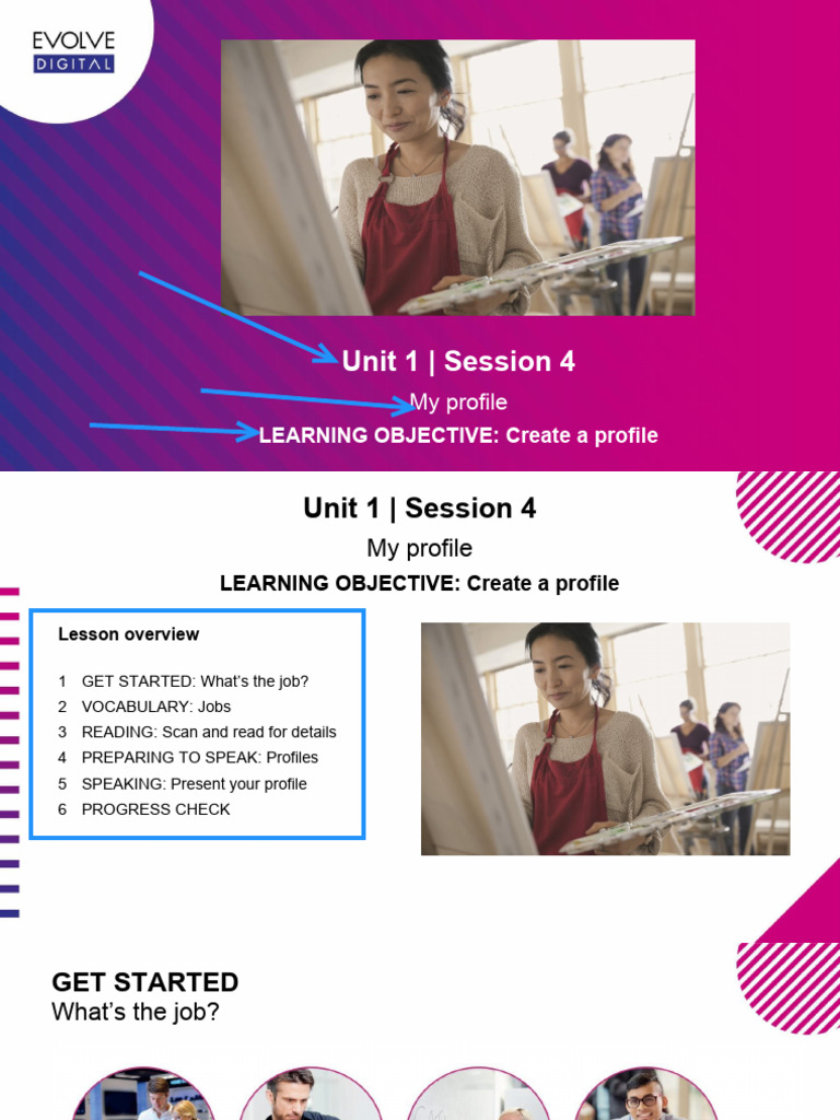 Unit 1 - Session 4: My Profile | PDF