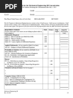 UPRM Mechanical Engineering Curriculum | PDF | Engineering | Aerospace ...