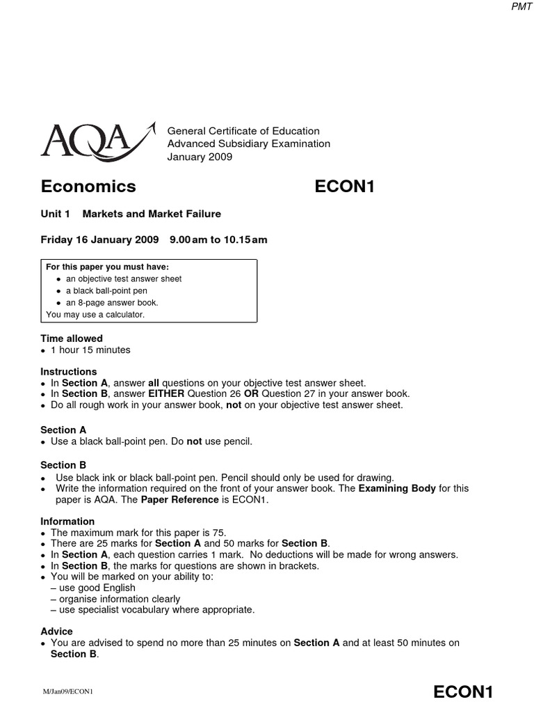 Aqa Economics A Level Syllabus 2024
