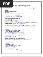 Present Perfect Rephrasing Exercises | PDF | Linguistics | Language Mechanics