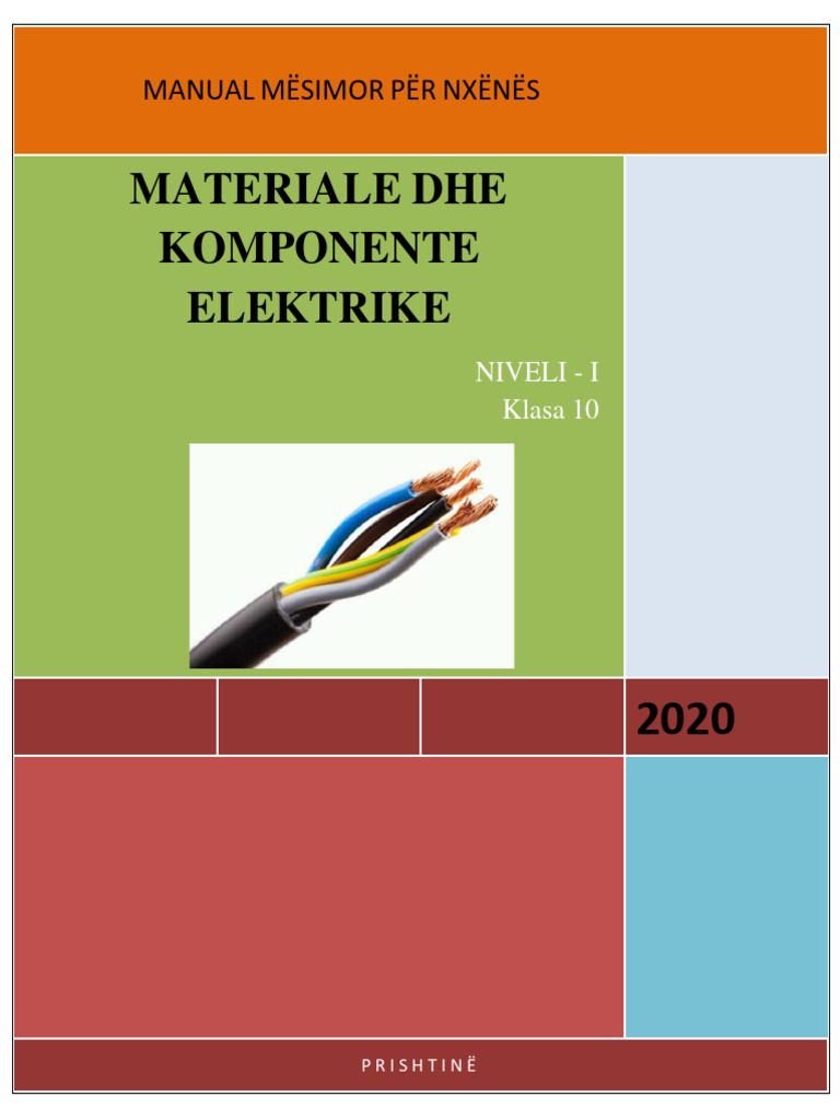 1.1.materiale Dhe Komponente Elektrike (Versioni Final) | PDF