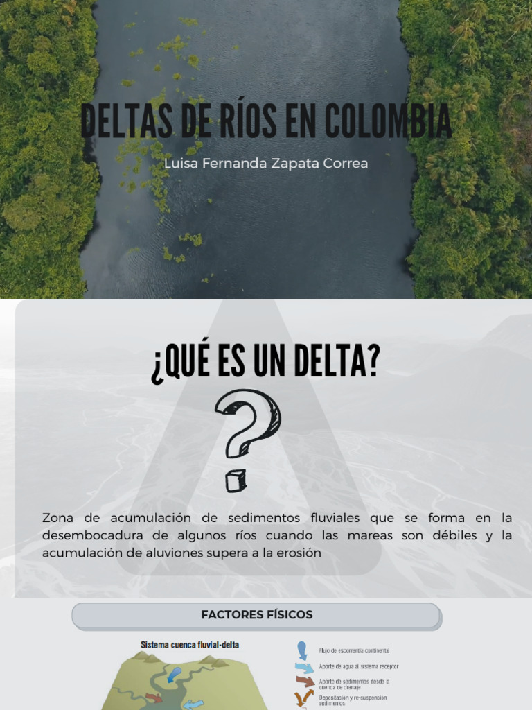Deltas Colombia | PDF | rio Delta | Río