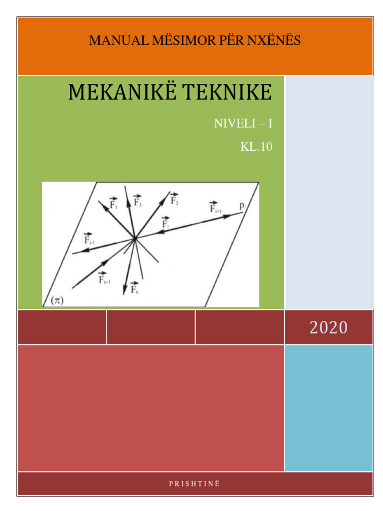 1.1.mekanika Teknike (Klasa 10) | PDF