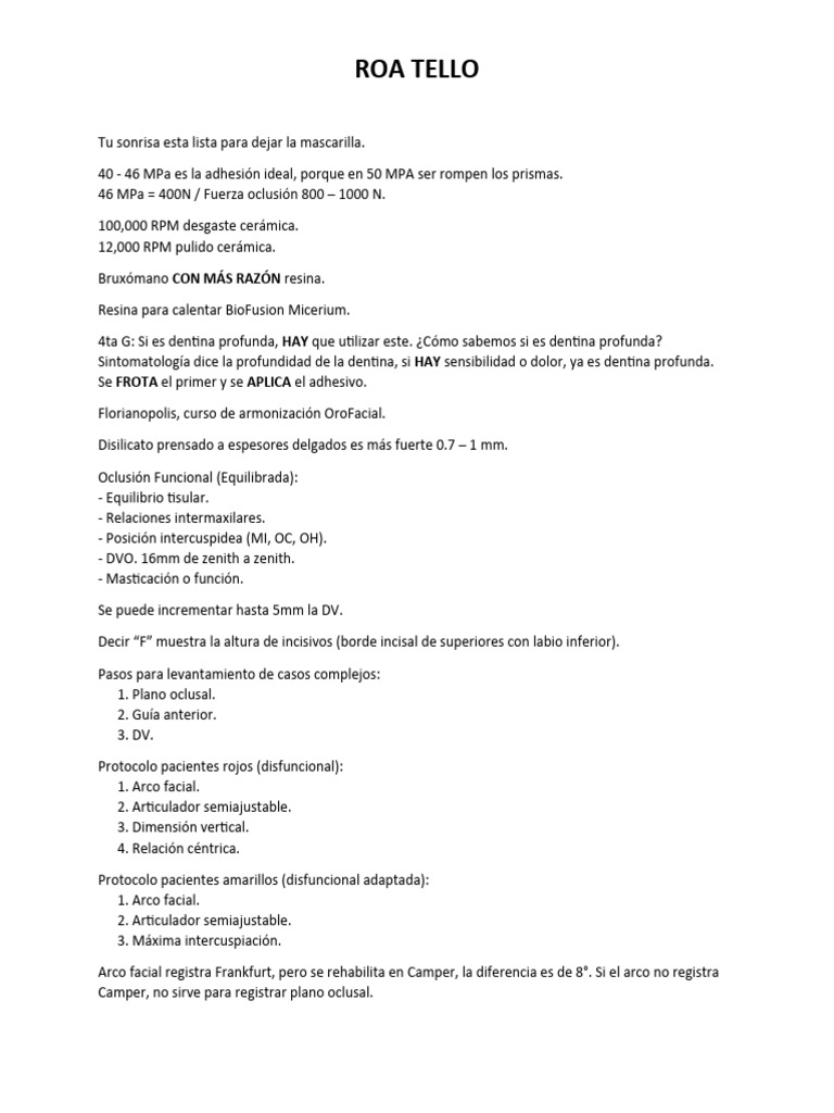 ROA - Tello | PDF | Anatomia animal | Anatomía