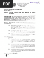 Cao-01-2019 Post Clearance Audit and Prior Disclosure Program | PDF