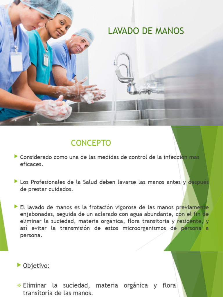 Lavado de Manos | PDF | Lavado de manos | Especialidades Medicas