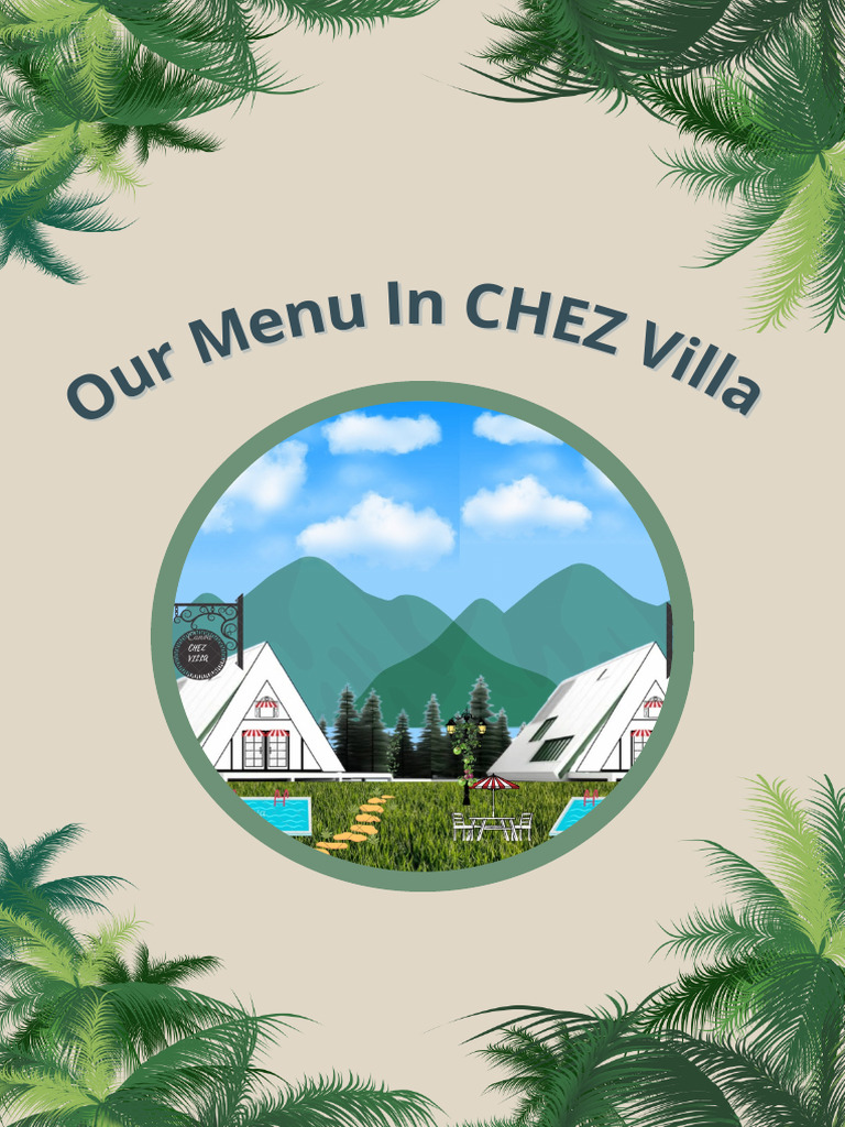 Chez Menu A3 | PDF