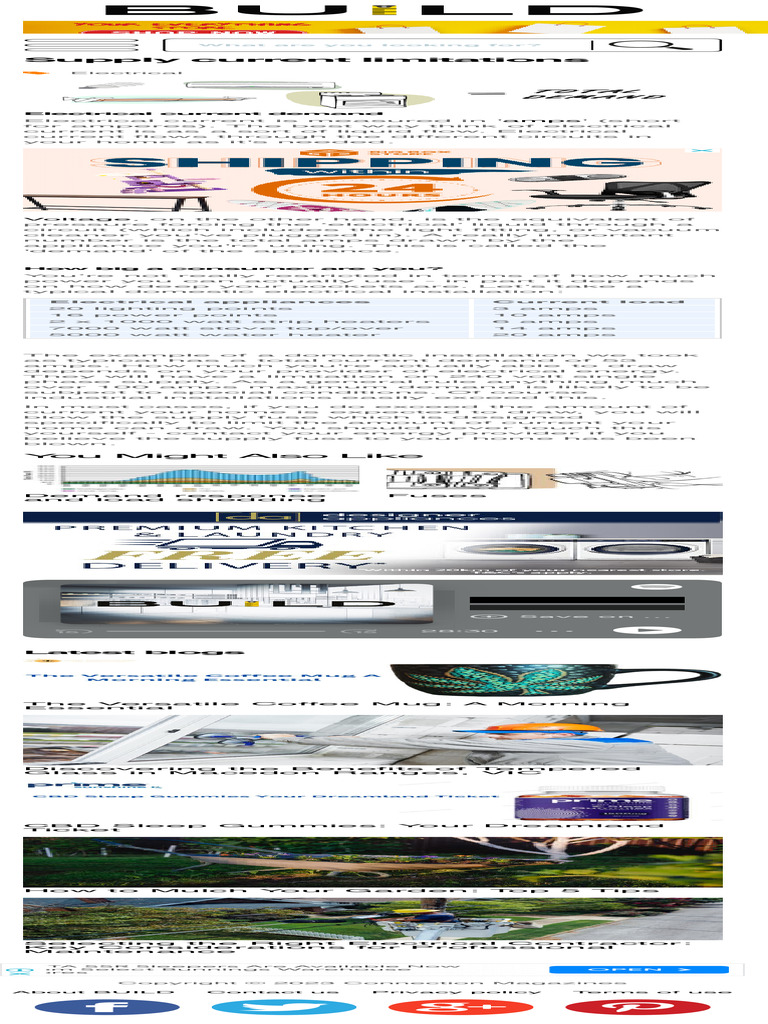 Supply Current Limitations BUILD | PDF | Fuse (Electrical) | Metrology