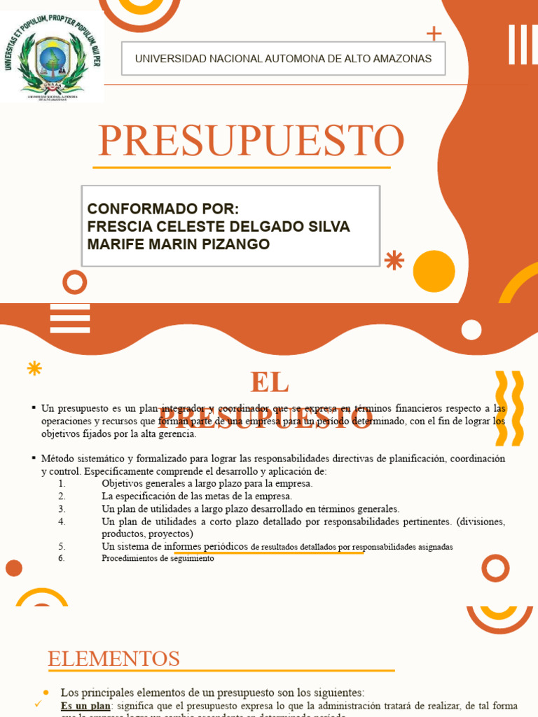 Exposición Presupuesto | PDF | Presupuesto | Business