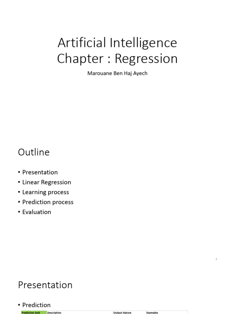 Regression Pdf Regression Analysis Coefficient Of Determination