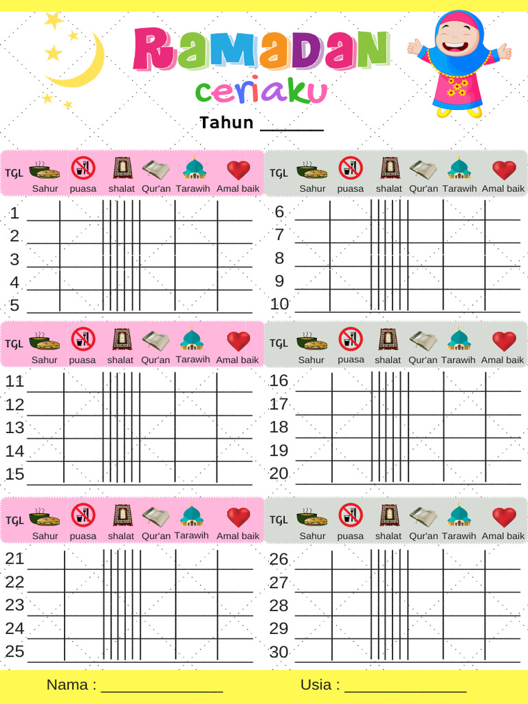 Aktivitas Ramadhan: Sahur dan Ibadah | PDF