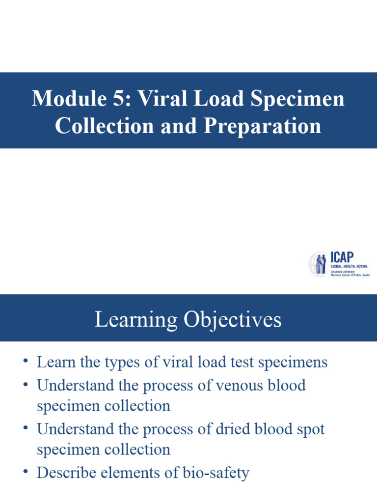 Viral Load Specimen Collection Guide | PDF | Cooking, Food & Wine ...