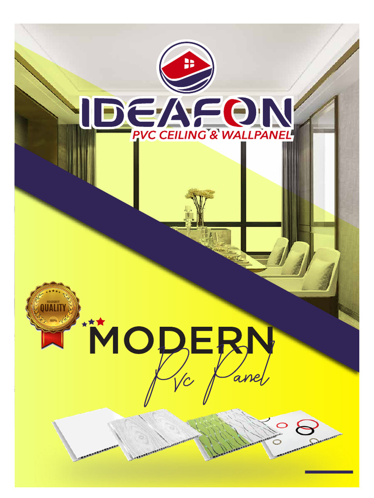 Katalog Plafon PVC Modern dan Tahan Air | PDF