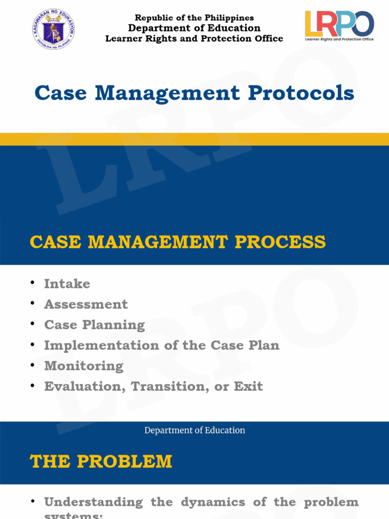 Case Management Protocols 1 | PDF