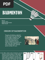 Badminton Faults & Fouls Guide | PDF | Ball Games | Athletic Sports