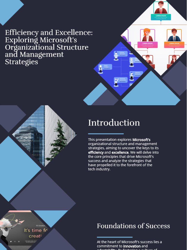 Wepik Efficiency and Excellence Exploring Microsoft039s Organizational Structure and Management ...