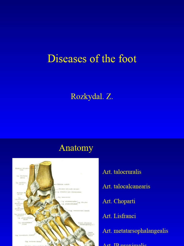 Comprehensive Guide to Foot Diseases | PDF | Foot | Toe