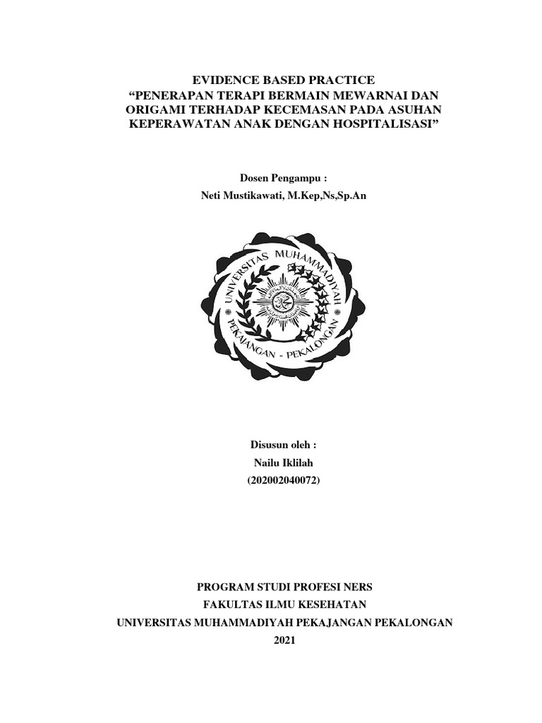 Ebp Pada Anak | PDF | Self-Improvement