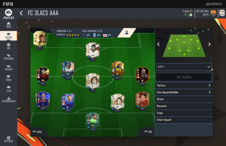 Fut Web App - Ea Sports Official Site 2 | PDF