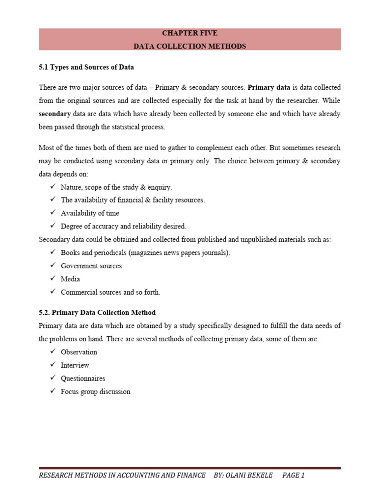 Research Chapter 5 and 6 | PDF