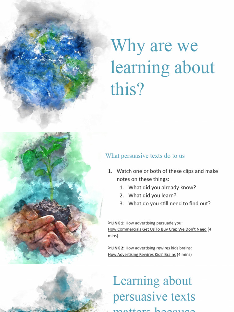 Persuasive Unit Intro 2 | PDF | Persuasion | Advertising