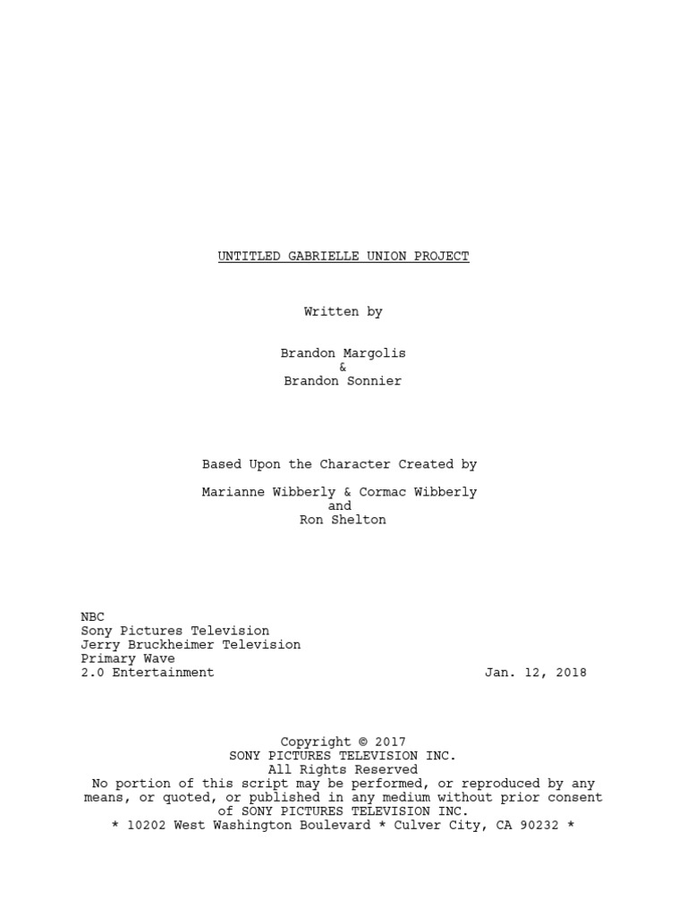LAs Finest 1x01 - Pilot | PDF