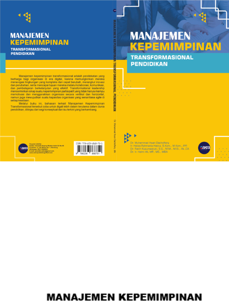 Buku Manajemen Kepemimpinan Transformasional Pendidikan | PDF | Tujuan | Perencanaan