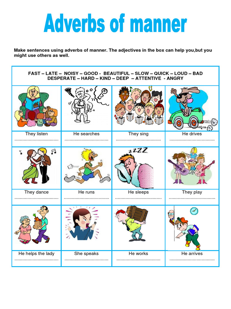 Adverb Usage in Sentence Creation | PDF | Foreign Language Studies