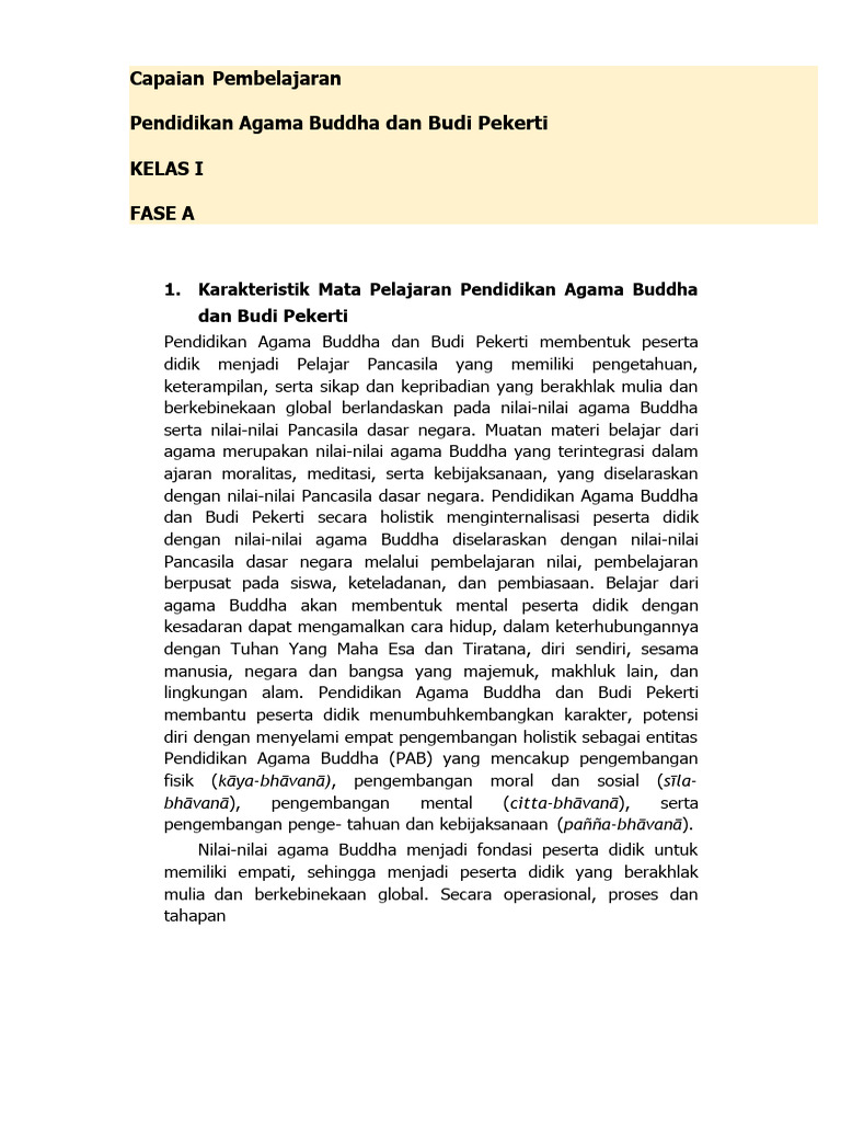 Capaian Pembelajaran | PDF