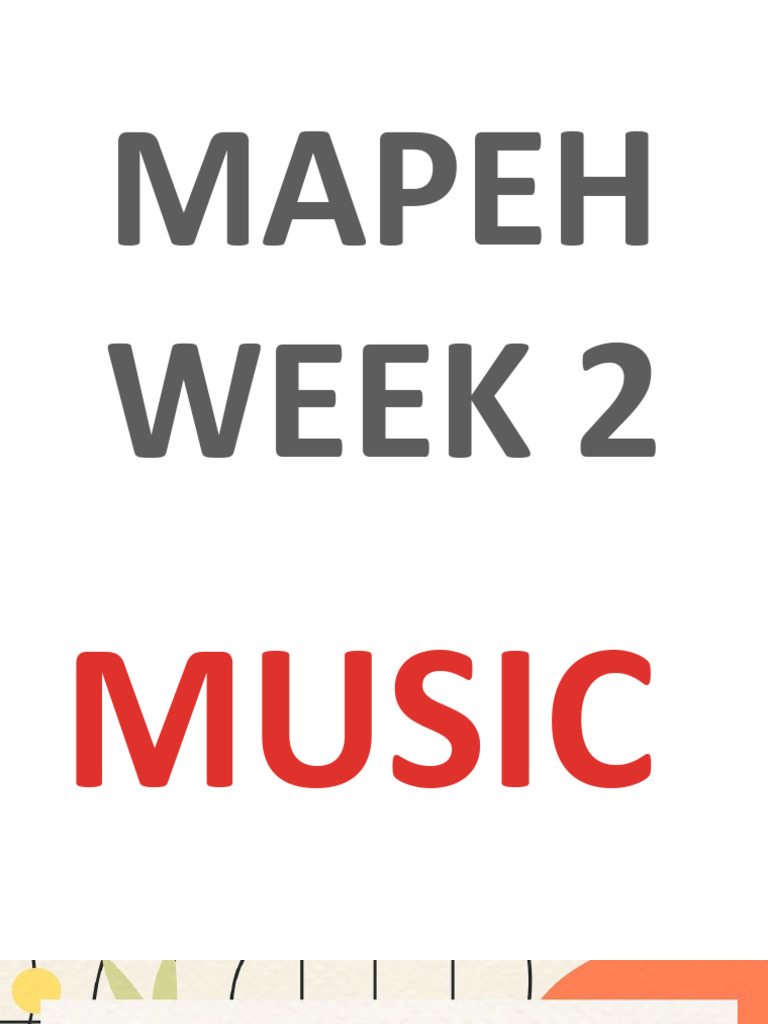 Mapeh Week 2 | PDF