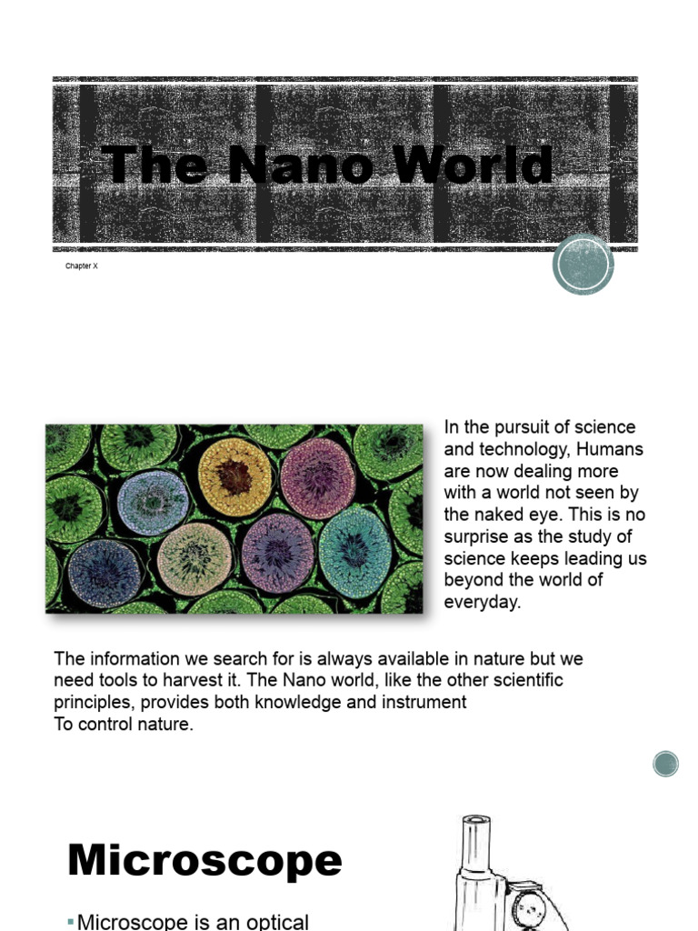 The Nano World | PDF | Microscope | Electron Microscope