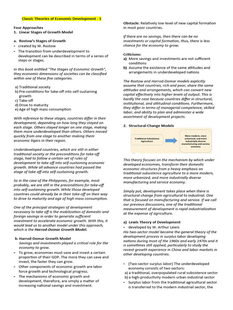 Chapter 3 Classic Theories | PDF | Economic Growth | Labour Economics