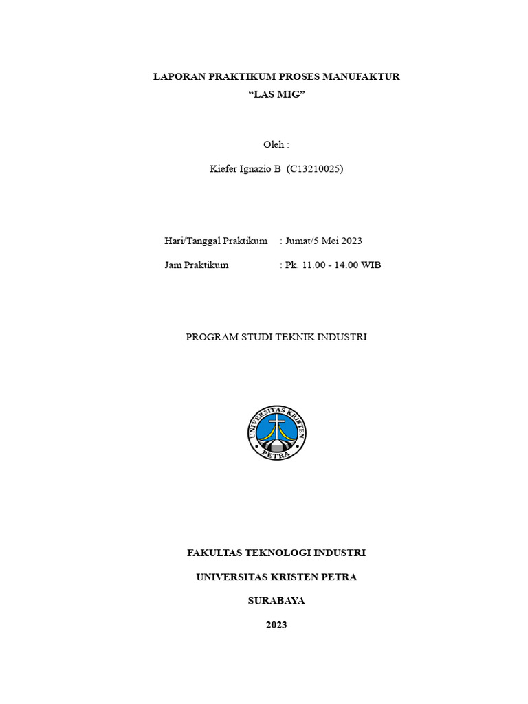 Proses dan Komponen Las MIG | PDF | Komputer | Teknologi & Rekayasa