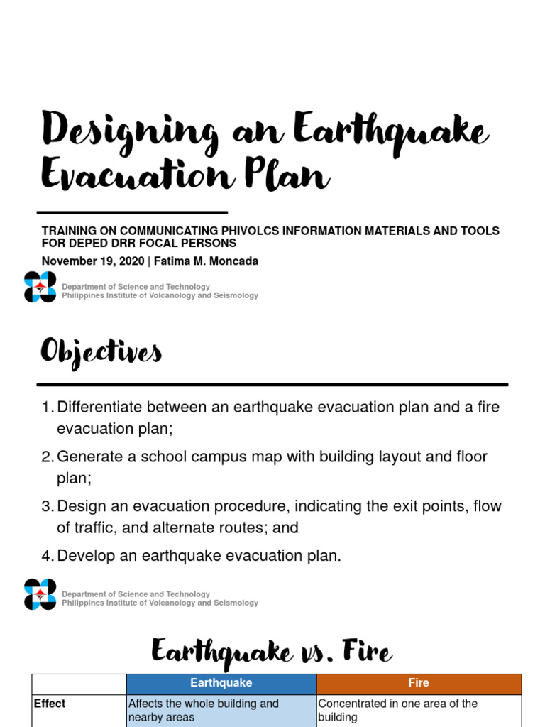 Module 2 Designing Eq Evacuation Plan | PDF Module 2 Designing Eq Evacuation Plan | PDF