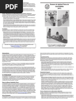 Senior Fitness Test PDF | PDF | Aptitud física | Medicina CLINICA