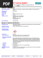 MSDS Un1002 Compressed Air | PDF | Safety | Occupational Safety And Health
