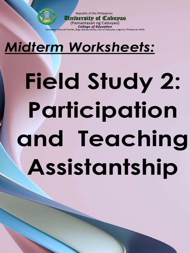 Midterm FS2 Book | PDF | Lesson Plan | Learning