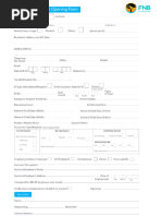 Kina Bank Personal Account Opening Form | PDF | Cheque | Banks