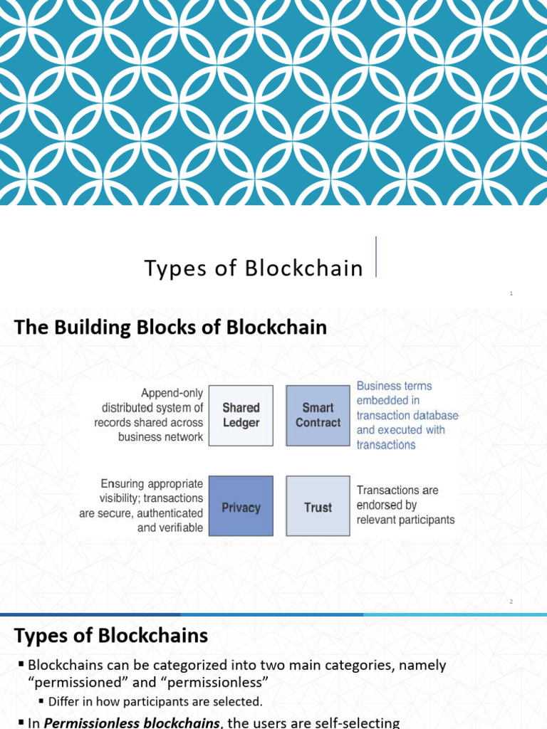 06 - BCT - Different Types of Blockchains | PDF | Cryptocurrency ...