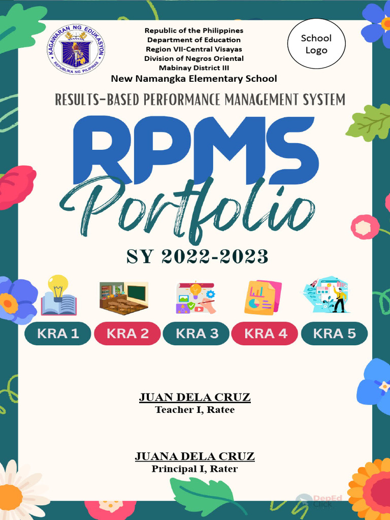 RPMS Portfolio Template for Teachers | PDF | Learning | Curriculum