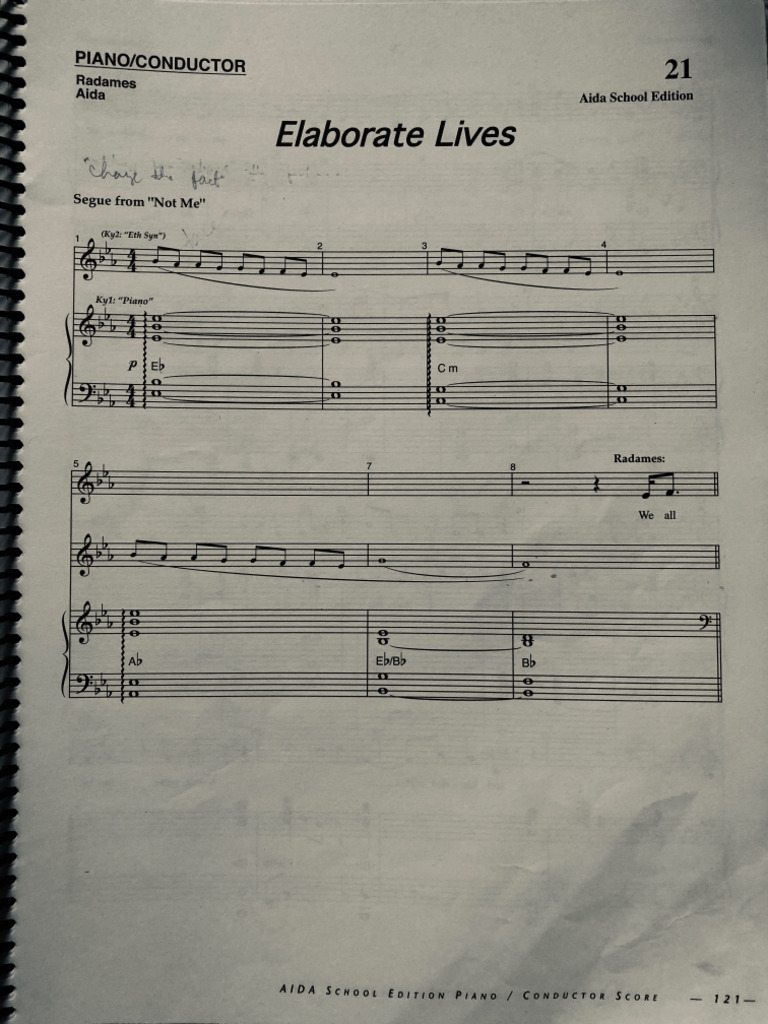 Aida - Elaborate Lives | PDF