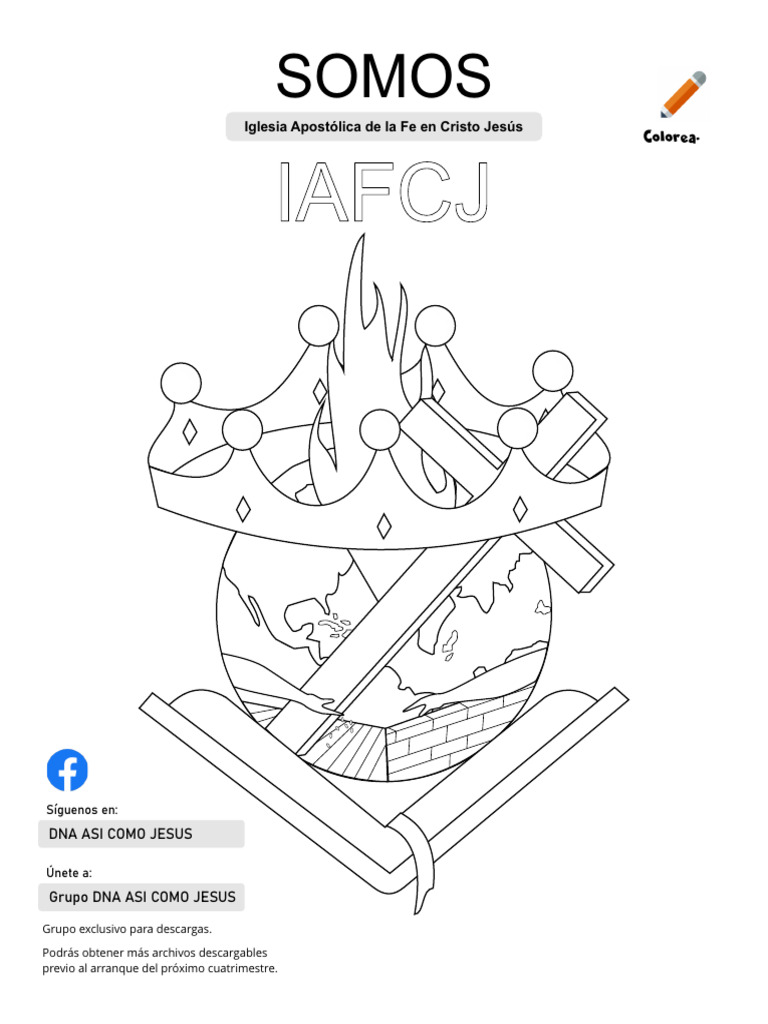SOMOS IAFCJ Actividad para Colorear | PDF