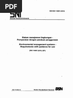 SNI-IsO 14040 2016 - Manajemen Lingkungan Penilaian Daur Hidup | PDF