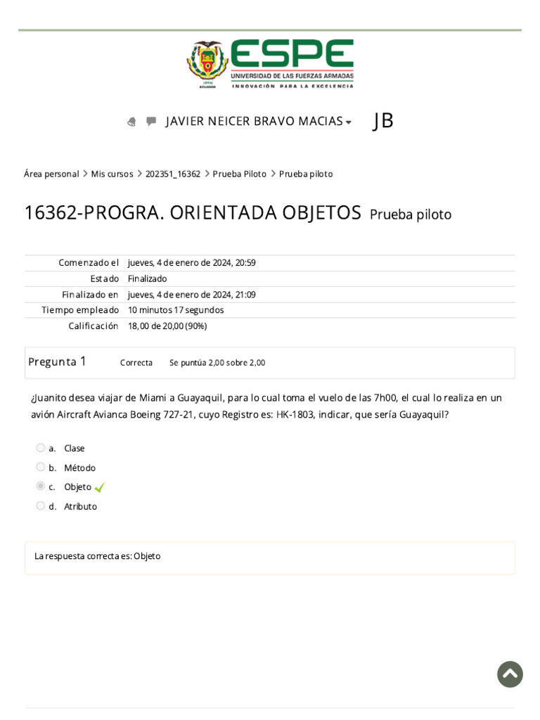 Prueba Piloto - Poo | PDF | Entorno de desarrollo integrado | Compilador