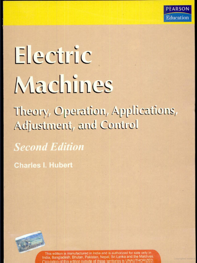Hubert CI, Electric Machines | PDF