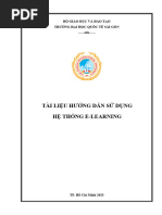 Bài 5 - Hướng Dẫn Sử Dụng Hệ Thống TNU - Elearning | PDF