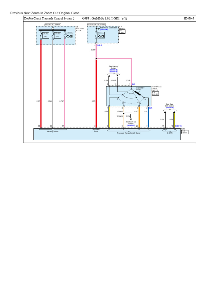 Sơ Đồ DCT (Dry) - Hyundai Elentra | PDF | Automotive Technologies | Electrical Engineering